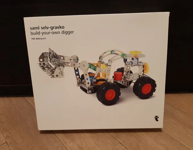 BUILD YOUR OWN Digger, NEW Sami Selv-Gravko, Building Construction Kit Set Tiger £2.95 - PicClick UK